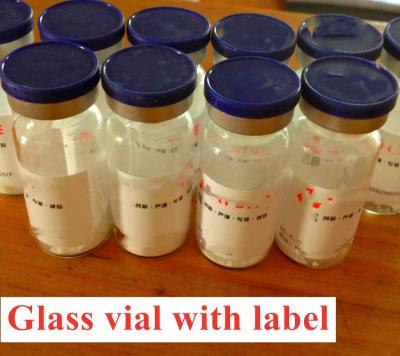 China Amber Borosilicate Glass Vial 7ml with Rubber Stopper for Pharmaceutical Injection for sale