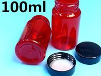 China Round PET Medicine Bottles 30ml 60ml Medicine Empty Bottle With Cap for sale