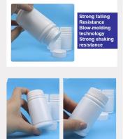 China Child Proof Medicine Bottles 40ml 50ml HDPE Pill Plastic Containers for sale