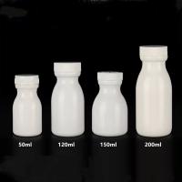 China White HDPE Medicine Bottle 150ml Empty Prescription Pill Container with Screw Cap for sale