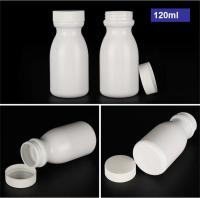 China White HDPE Medicine Bottle 150ml Empty Prescription Pill Container with Screw Cap for sale