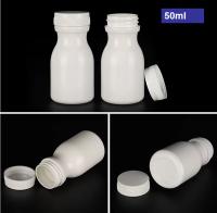 China White HDPE Medicine Bottle 150ml Empty Prescription Pill Container with Screw Cap for sale