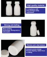 China White HDPE Medicine Bottle 150ml Empty Prescription Pill Container with Screw Cap for sale