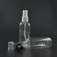 China Travel Size Empty PET Plastic Spray Bottle 50ml Hand Sanitizer Alcohol Mist Spray Pump White for sale