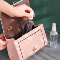 China PET Fine Mist Spray Bottle 30ml 50ml 60ml 100ml 120ml Empty Round Plastic Perfume Sprayer for sale