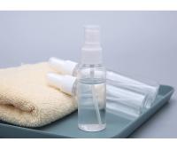 China PET Fine Mist Spray Bottle 30ml 50ml 60ml 100ml 120ml Empty Round Plastic Perfume Sprayer for sale