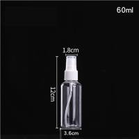China Empty PET Plastic Spray Bottles 50ml 100ml 120ml for Cosmetics Perfume Travel for sale