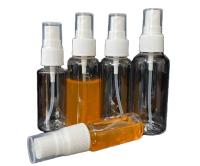 China Round 100ml Pet Spray Bottle 150ml Amber Plastic Spray Bottles for sale