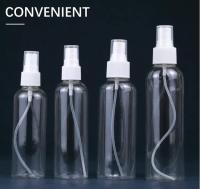 China Clear PET Plastic Spray Bottles 60ml 120ml Fine Mist Pump for Face Care Cosmetics for sale