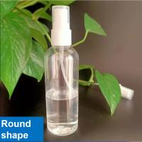 China Transparent Empty 100ml Spray Bottles 50ml Pet Perfume Bottle for sale