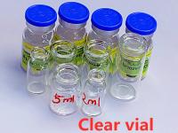China Pharmaceutical Amber Glass Vial 2ml Borosilicate Tubular Vial for Antibiotics Injection for sale