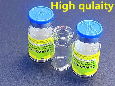 China 10ml Medical Glass Vial 13mm 18mm Molded Glass Vials with Aluminum Plastic Cap for sale