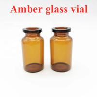 China 20ml Amber Borosilicate Glass Vial for Injection with 18mm Neck Finish for sale