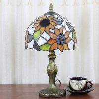 China European Handmade Stained Glass Table Lamp 20-40cm AC85-265V Retro Night Light for sale