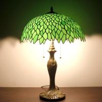 China Handmade Stained Glass Table Lamp 40cm 85-265V for Hotel Living Room Bedroom Decoration for sale