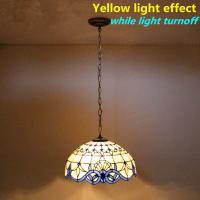 China 12 Inch Decorative Glass LED Pendant Lamp 2-Light Eye Care 85-265V for Bar Cafe Dining Room for sale