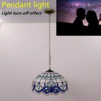 China 12 Inch Decorative Glass LED Pendant Lamp 2-Light Eye Care 85-265V for Bar Cafe Dining Room for sale