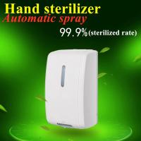 China Wall Mount Automatic Hand Sanitizer Dispenser 2100ml ABS Hospital Clean Room Alcohol Spray Sterilizer for sale