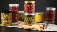 China 250ml 500ml PET Clear Plastic Jar for Food Packing with Aluminum Lid for sale