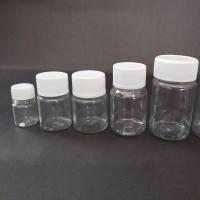 China 30ml PET Clear Tablet Capsule Pharmaceutical Plastic Packaging Plastic Capsule Bottle With Cap for sale