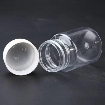 China 30ml Clear PET Plastic Pill Medicine Bottle with Screw Cap 20mm Mouth for sale
