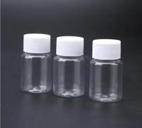 China 30ml Clear PET Plastic Pill Medicine Bottle with Screw Cap 20mm Mouth for sale