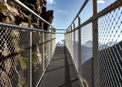 China SS304 Custom Size Stainless Steel Railing Safety Wire Rope Cable Mesh for Bridge for sale