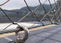 China Ferruled Steel Cable Netting Balustrade Stainless Steel Rope Net for sale