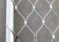 China 35mm*35mm 316L Knotted Wire Mesh 1.5mm Stainless Steel Rope Mesh Netting for sale