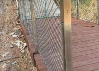 China Durable 30*30mm Stainless Steel Rope Net Flexible Stainless Steel Cable Netting for sale