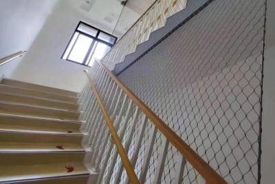 China Black 1.5mm Stainless Steel Cable Mesh Netting As Anti Drop Fence for sale