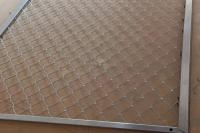China 7*7cm Zoo Aviary Netting Knotted Stainless Steel Cable Mesh for sale
