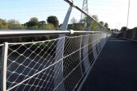 China Black 1.5mm Stainless Steel Cable Mesh Netting As Anti Drop Fence for sale