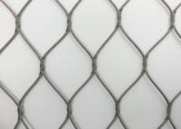 China 2.5mm Stainless Cable Mesh Black Oxidized Zoo Aviary Mesh for sale
