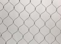 China PVC Coated Zoo Netting 40mm*40mm Ferruled Rope Mesh Stainless Steel for sale