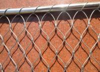 China PVC Coated Zoo Netting 40mm*40mm Ferruled Rope Mesh Stainless Steel for sale