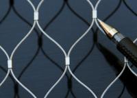 China Knotted 30*30 Zoo Mesh 1.5mm Stainless Steel Wire Rope Mesh for sale