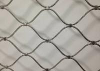 China Knotted 30*30 Zoo Mesh 1.5mm Stainless Steel Wire Rope Mesh for sale