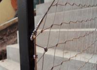 China Ferruled 2mm Zoo Netting 50*50mm SS316L Stainless Steel Zoo Mesh for sale