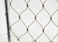 China 3.0mm 50*50 Flexible Stainless Steel Cable Netting SS316L Zoo Mesh for sale