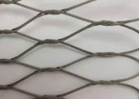 China 50*50mm Zoo Aviary Mesh Ferruled Stainless Steel Rope Net 7*7 for sale