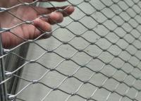 China 316 Flexible Stainless Steel Cable Mesh 30*30mm Zoo Enclosure Mesh for sale