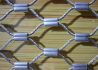 China 2.5mm Stainless Cable Mesh Black Oxidized Zoo Aviary Mesh for sale