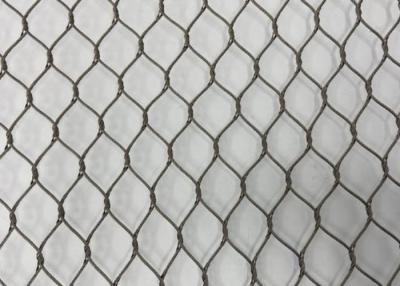 China SS304 2mm Anti Rust Balustrade Cable Mesh 50*50 Stainless Steel Cable Mesh for sale