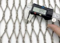 China Black Strength Aviary Rope Netting Stainless Steel Mesh For Bird Cages for sale