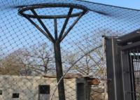 China 1.6mm Customized SS304 Stainless Steel Wire Knitted Mesh for Garden  Zoo for sale