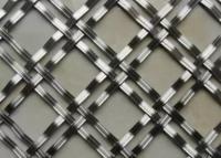 China Bright Silver Stainless Steel Decorative Wire Mesh For Cabinet Doors for sale