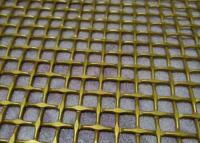 China Crimping Weaving Decoration Wire Mesh 50x50 Copper Decorative Mesh for sale