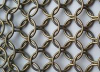 China Bright Silver Stainless Steel Decorative Wire Mesh For Cabinet Doors for sale