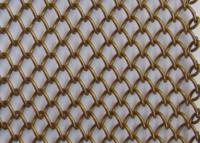 China Bright Silver Decoration Wire Mesh Weaving Decorative Metal Grill Mesh for sale